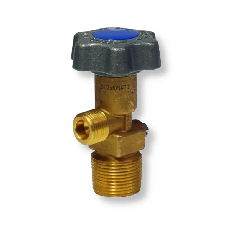 Brass Cylinder Valve for CO₂ and Oxygen - Oxyplus Services Ltd
